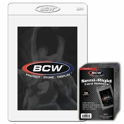 Semi-Rigid Card Holders 1/2" Lip 50er Pack BCW bestellen